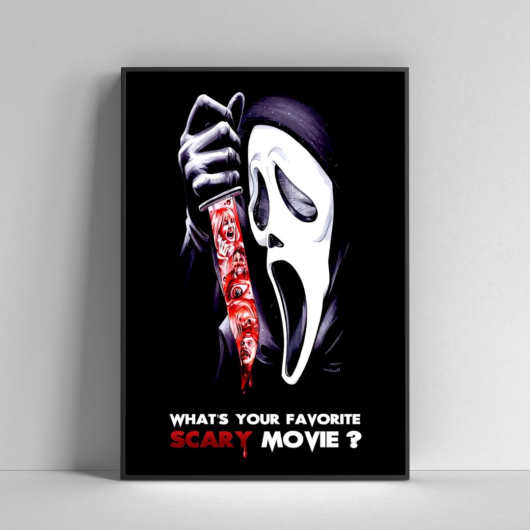 Scream Movie Poster With Quote - Etsy