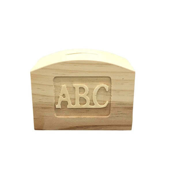 Unfinished Wood Bank - Etsy