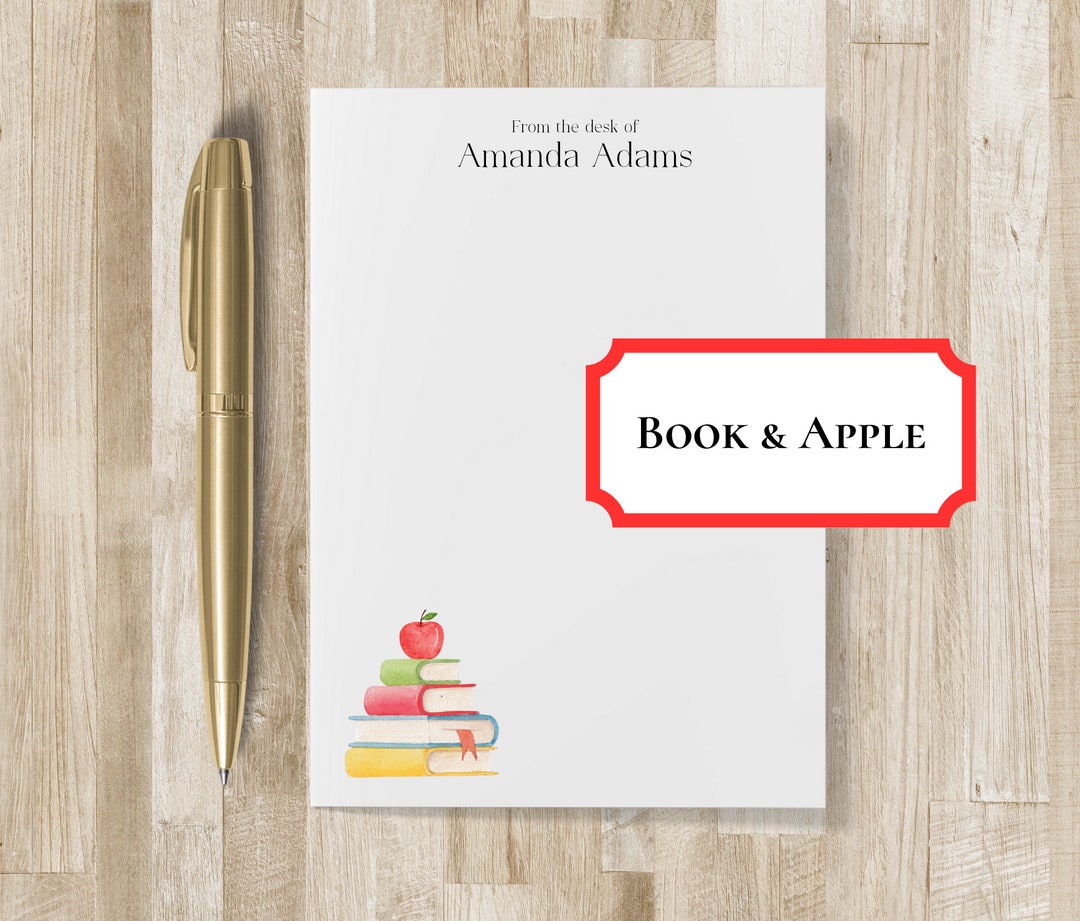 Customized Teacher Notepads | Teacher Gift | Personalized Notepad for ...
