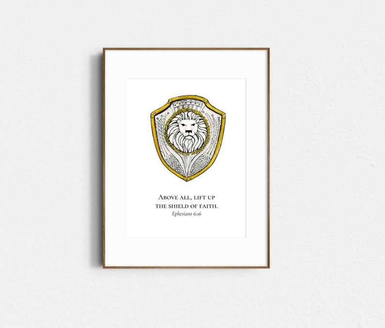 Armor of God Artwork - Set of 6 | Christian Artwork | Bible Verse ...