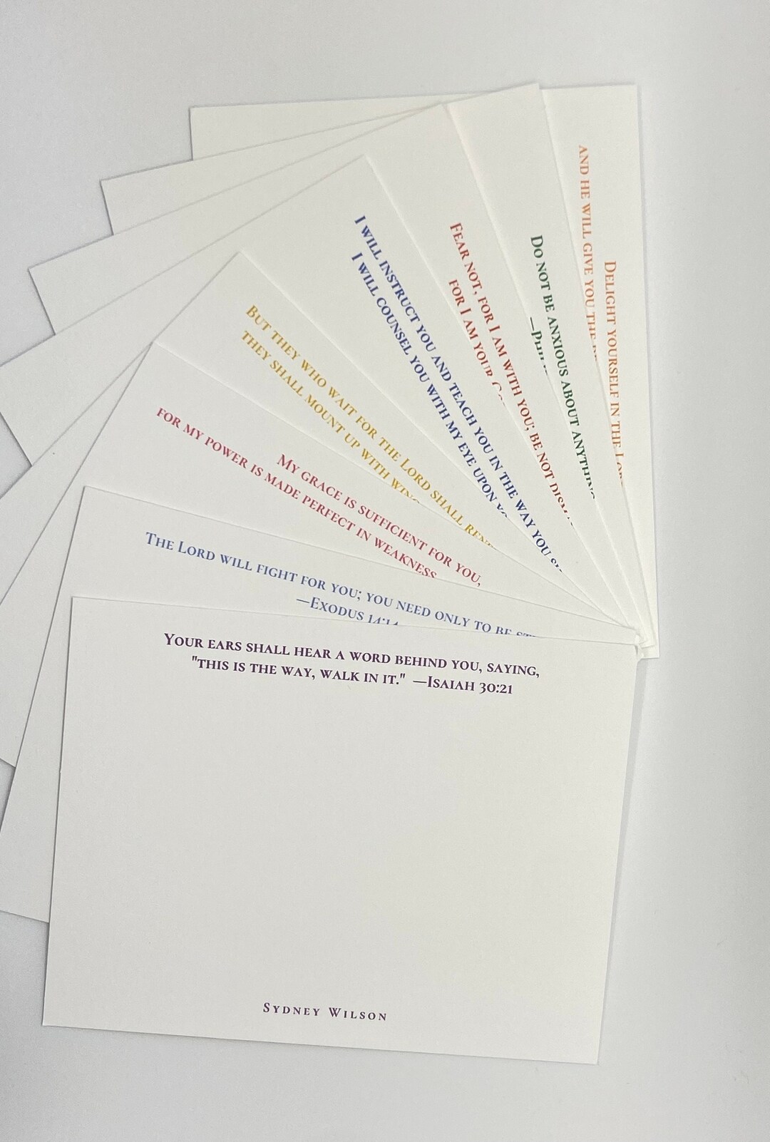 Personalized Encouraging Bible Verses Stationery Variety Pack ...