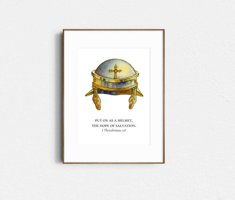 Armor of God Artwork - Set of 6 | Christian Artwork | Bible Verse ...