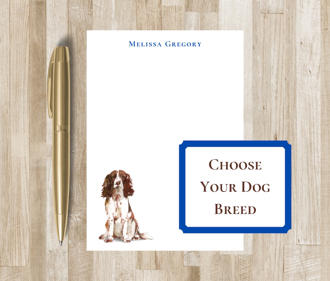 Personalized Dog Notepad | Dog Lover Gift | Customize With Dog of Your ...