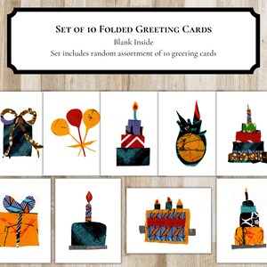 Traditional African Greeting Cards | Set of 10 Blank Cards | Birthday ...
