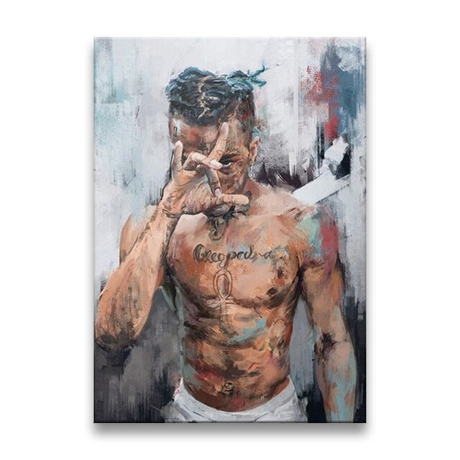 Xxxtenatacion Painting/ Xxxtentacion Poster/ Xxxtentacion Wall Art ...