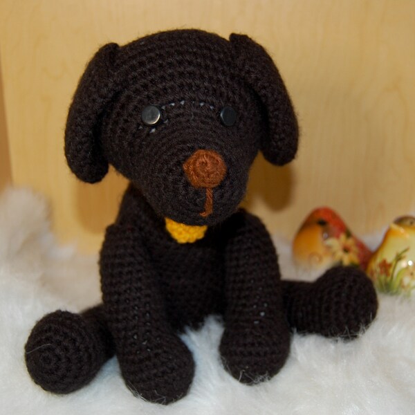 Crochet Patterns Black Lab - Etsy