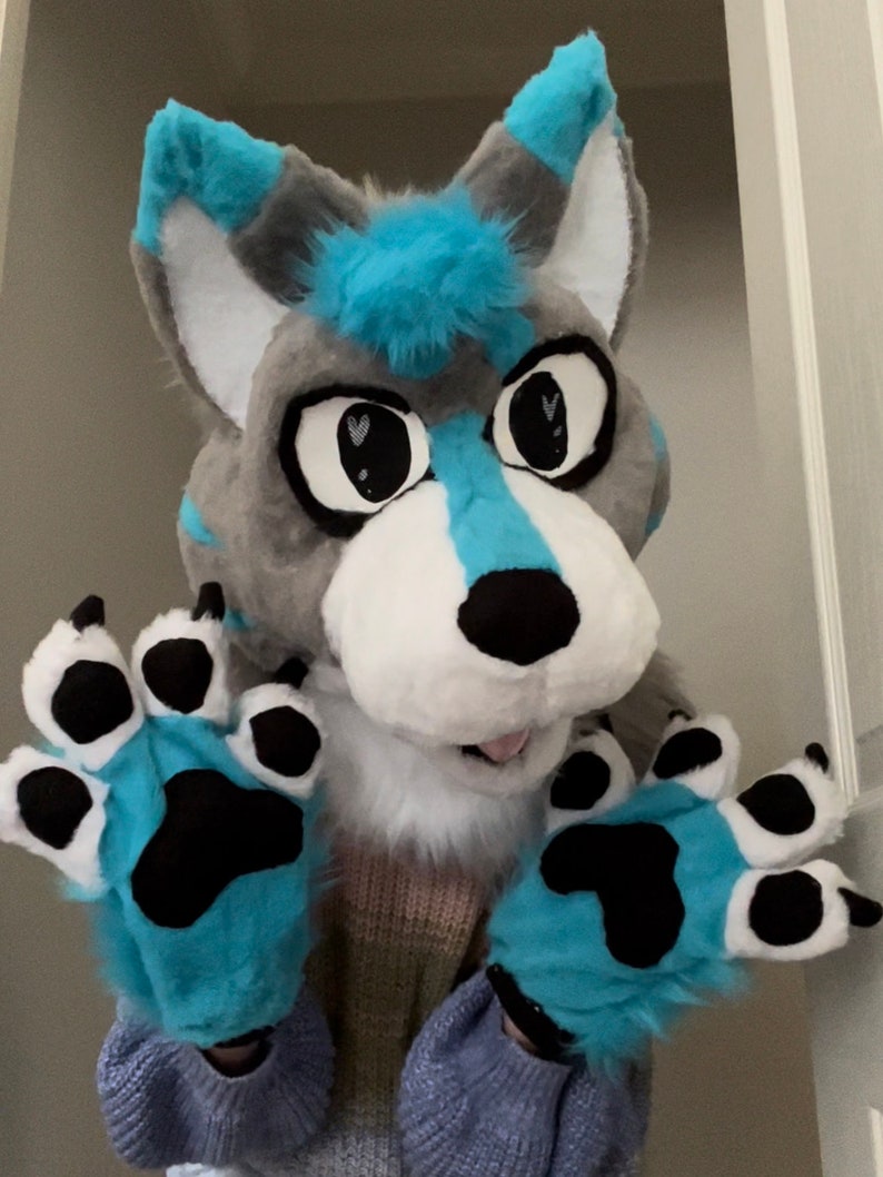 Premade Blue and Gray Fursuit Partial - Etsy
