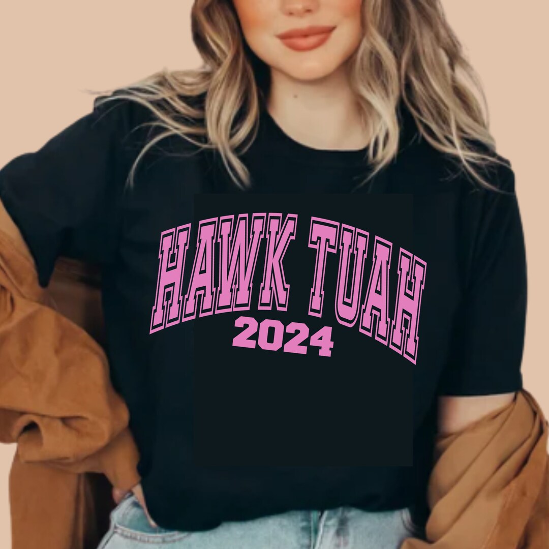 Hawk Tuah 2024 PNG in FOUR Colors, College Vibes, Funny Meme Girl, Give ...