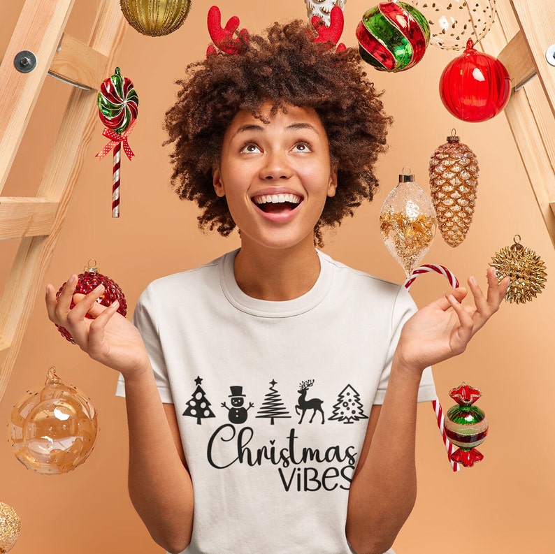 Christmas Vibes SVG Christmas Vibes PNG Merry Christmas PNG - Etsy