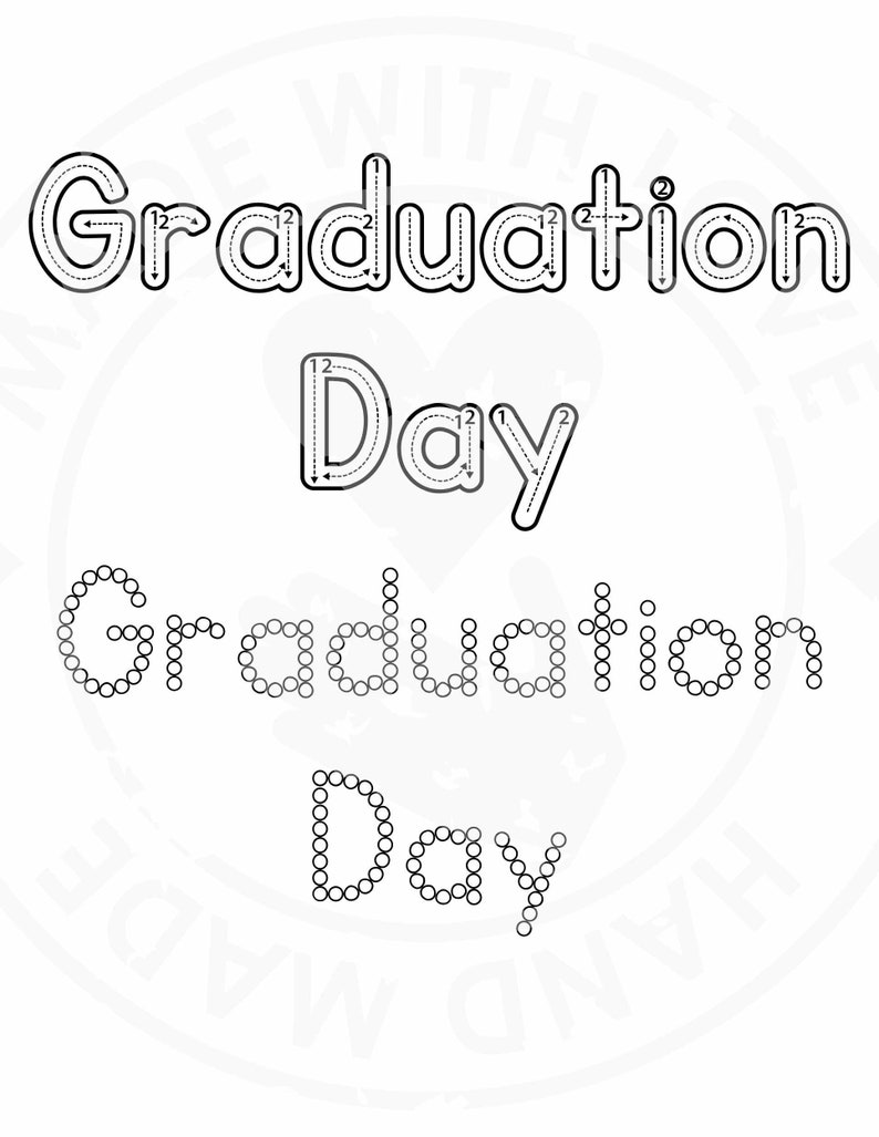 Kids Activity Coloring Pages Graduation 2024 keep Young Guests Engaged ...