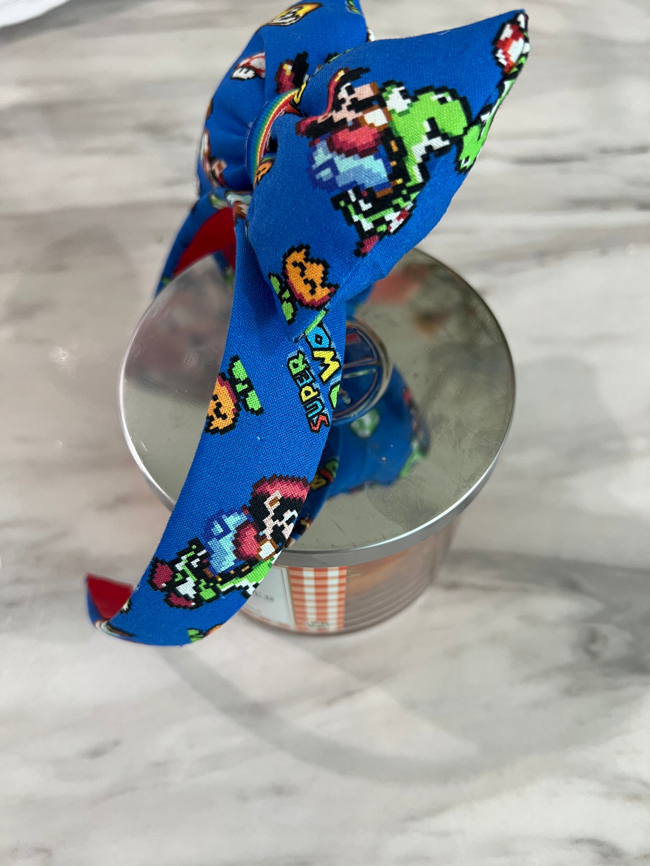 Mario Bro’s Puffy Bow Headband Various Fabrics - Etsy