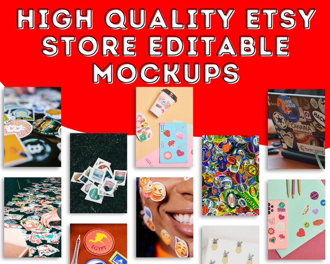 HQ 100 Etsy Store Editable Mockups, Etsy Shop Template, Etsy Shop ...