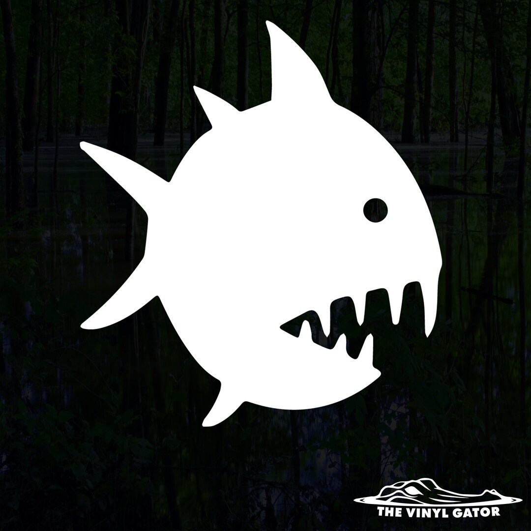 Funny Derp Fish Vinyl Decal - Etsy