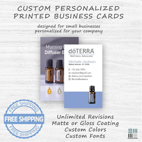 Doterra Business Cards - Etsy