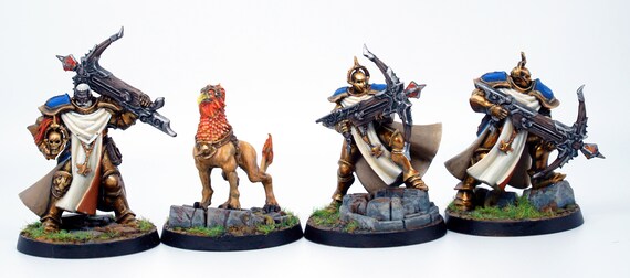 Painted Castigators With Gryph-hound - Etsy