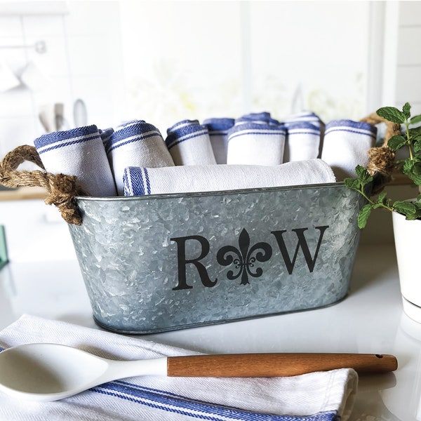 Metal Storage Bin - Etsy