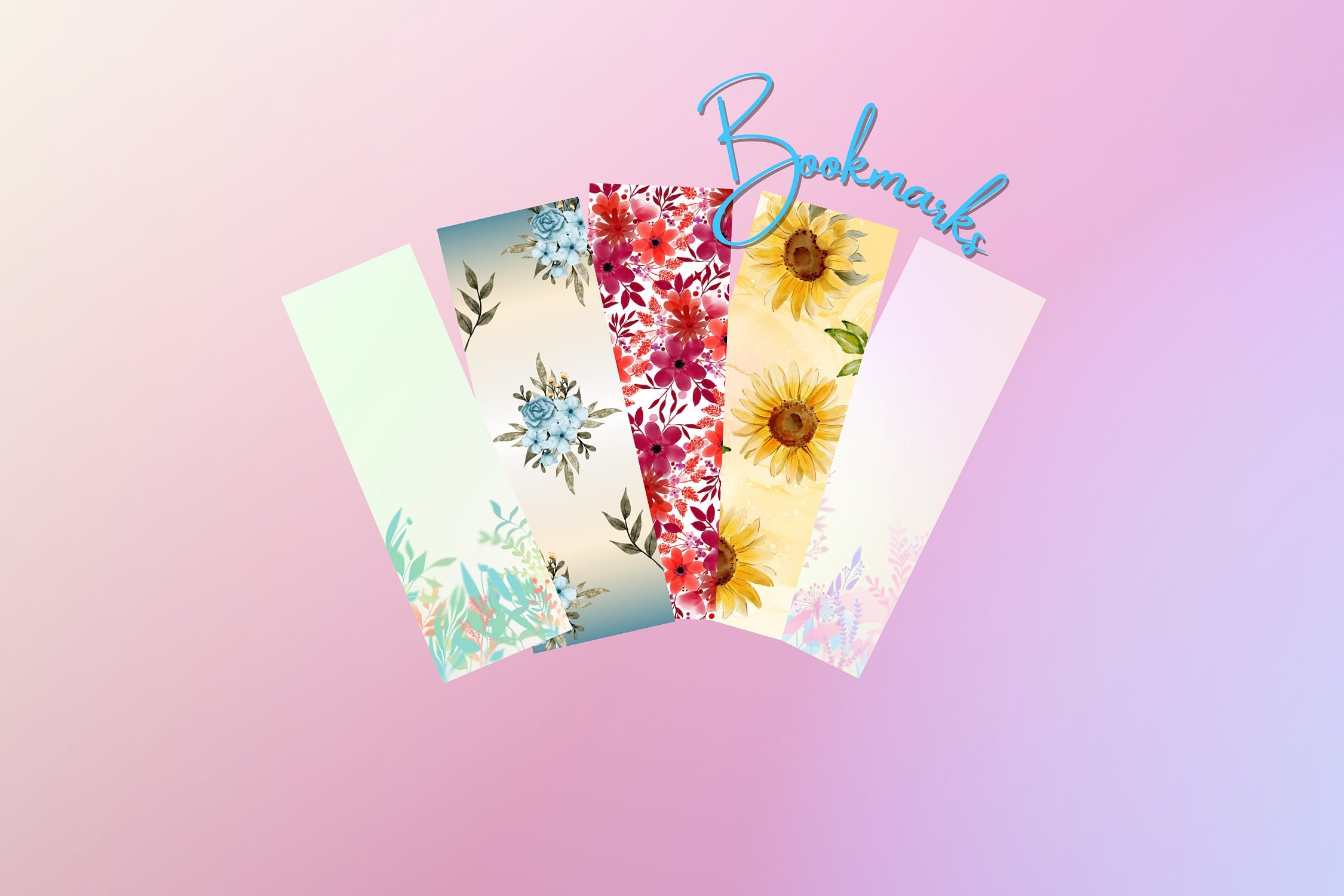 Printable Bookmarks Template, Bookmarks, Canva Design, Canva Template ...