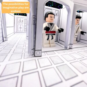 Printable Paper Toy Spaceship for Action Figures - Digital PDF - Etsy