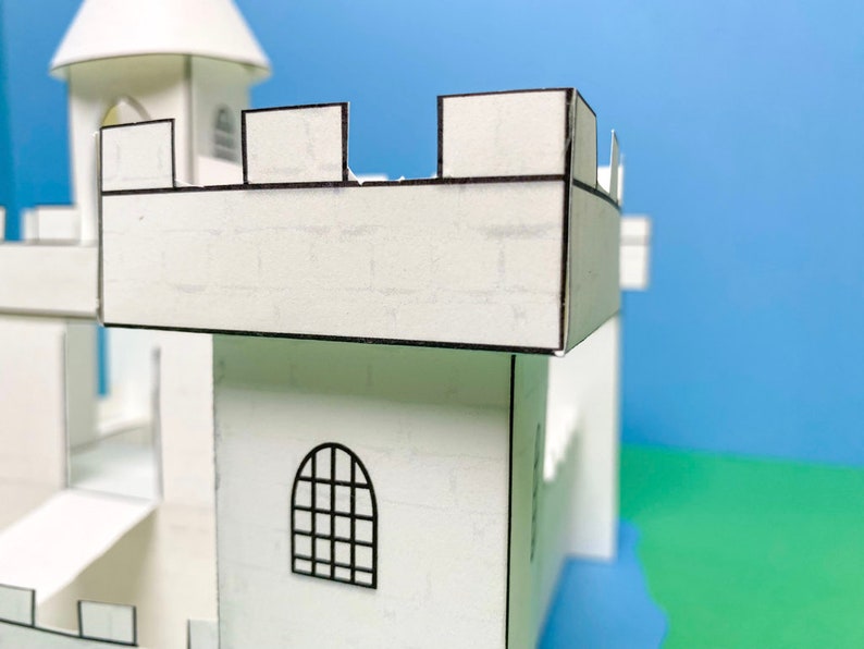 Printable Paper Toy Castle for Action Figures - Digital PDF - Etsy