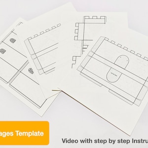 Printable Paper Toy Castle for Action Figures - Digital PDF - Etsy