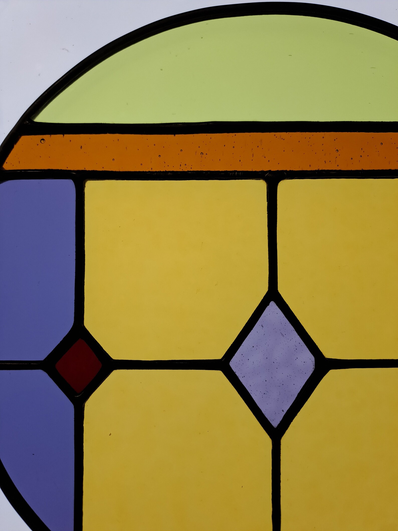 Bluey Inspired Stained Glass Suncatcher Purple Window Panel Unique Gift ...