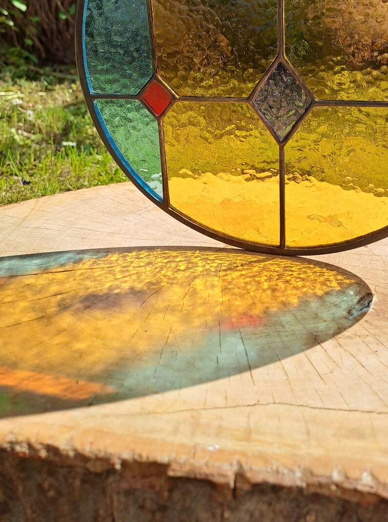 Bluey Inspired Real Stained Glass Suncatcher Blue, Pink or Purple ...