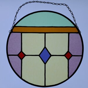 Bluey Inspired Real Stained Glass Suncatcher Blue, Pink or Purple ...