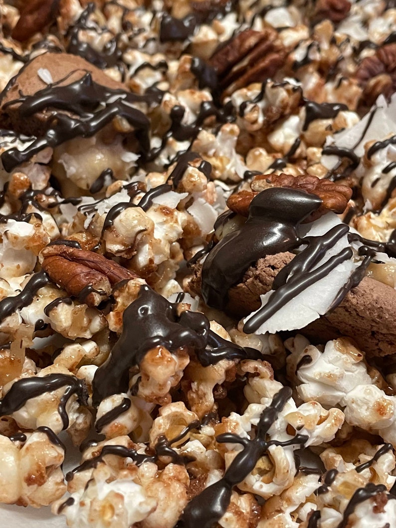 German Chocolate Cookie Gourmet Popcorn - Etsy