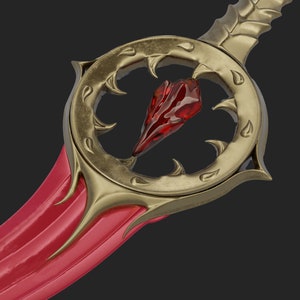Bloodthirst Dagger Baldurs Gate 3 Orin Cosplay Prop Painted - Etsy