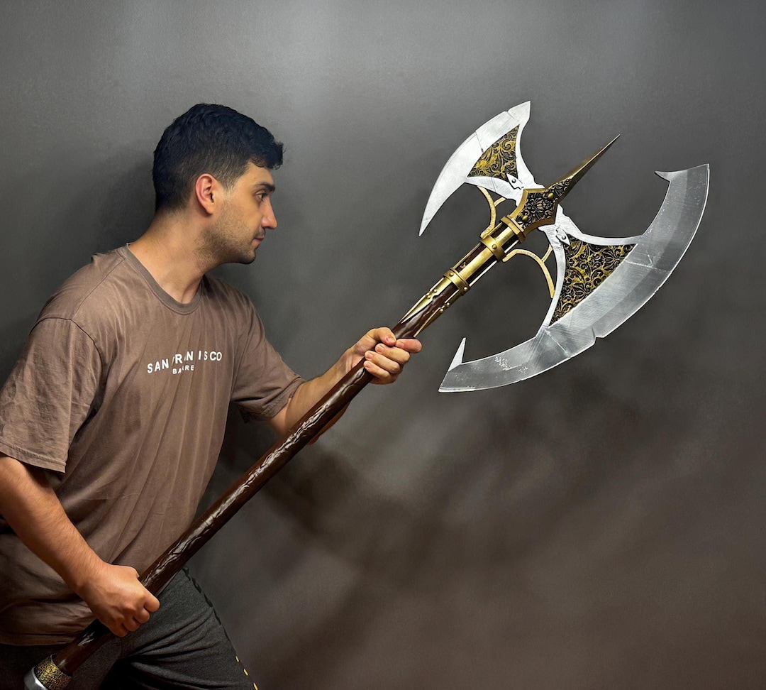 Bloodsoaked Great Axe Karlach Axe Baldurs Gate 3 Karlach Axe Cosplay ...