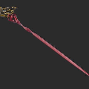 Infernal Rapier Baldurs Gate 3 Cosplay Prop Painted - Etsy