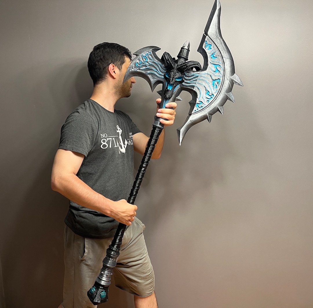 Shadowmourne Axe Wow Cosplay 3D Printed- World of Warcraft Cosplay Prop ...
