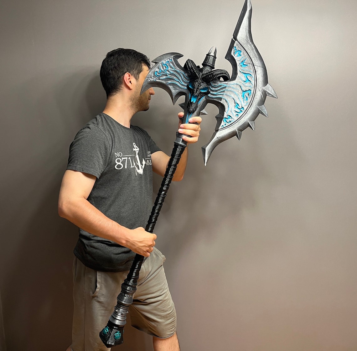 Wow Shadowmourne Axe Cosplay 3D Printed World of Warcraft - Etsy