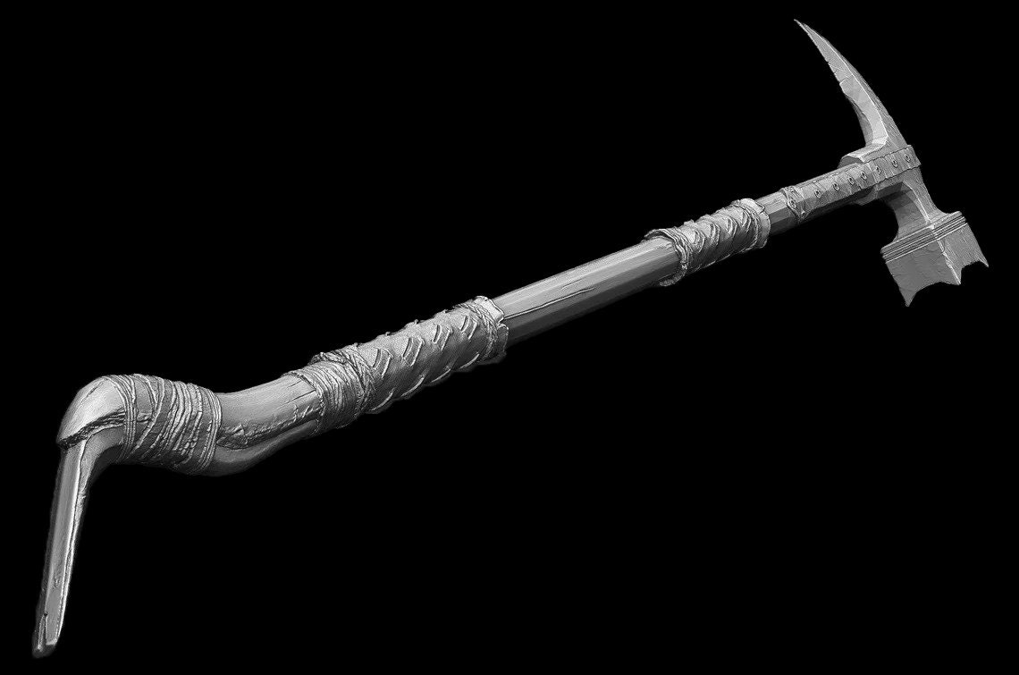 Horizon Zero Cosplay Oseram Warhammer Realsize Unpainted - Etsy