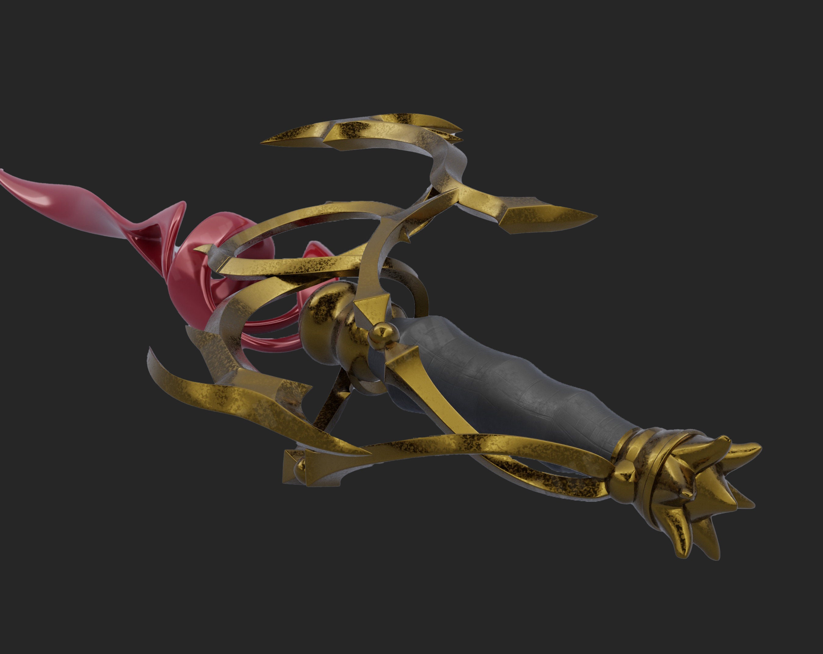 Infernal Rapier Baldurs Gate 3 Cosplay Prop Painted - Etsy