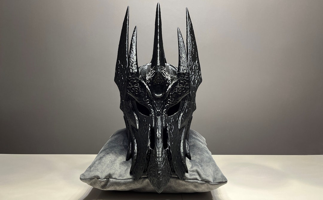 Sauron Helmet 3D Printed High Quality Lord of the Rings Cosplay Sauron ...