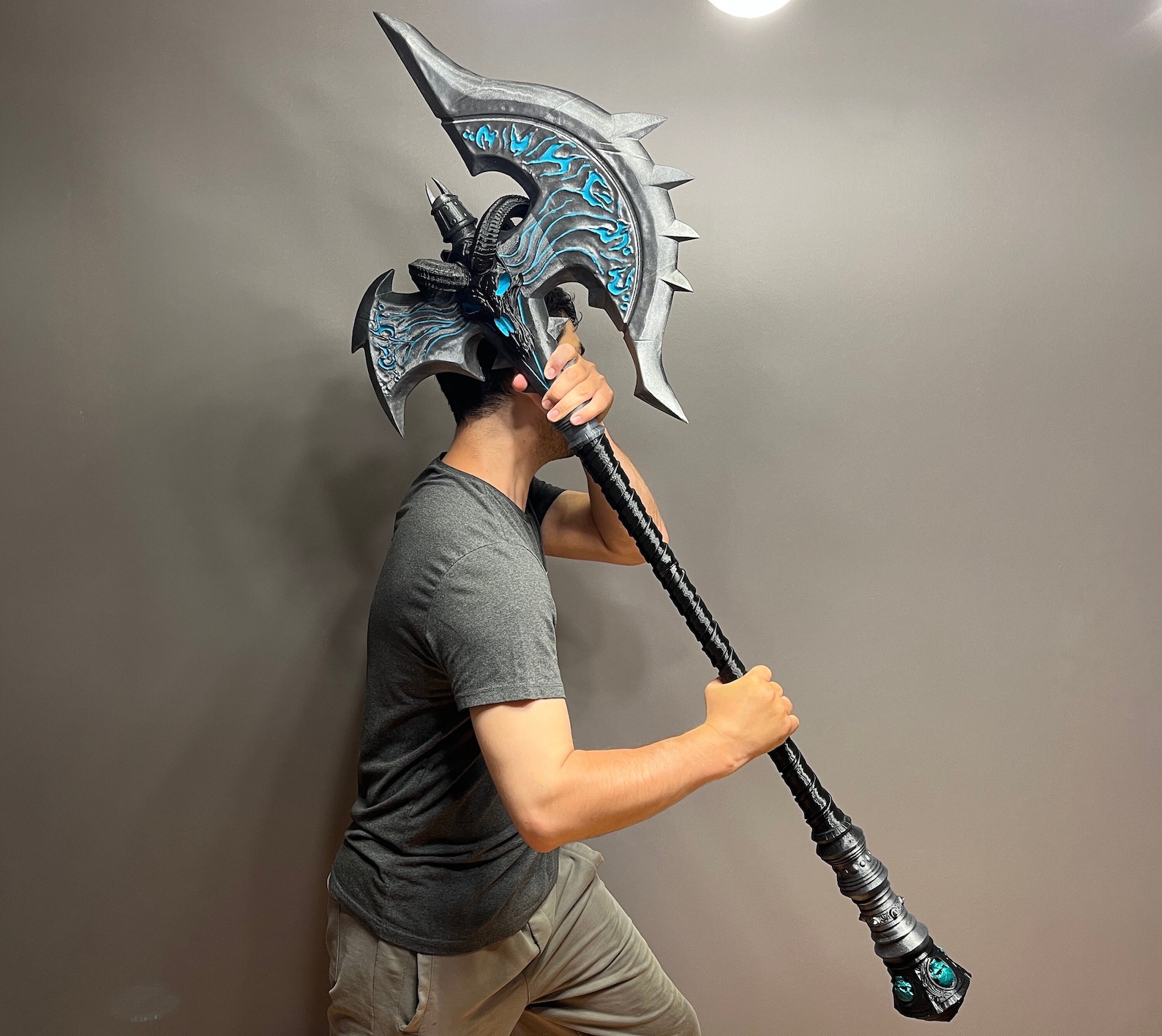 Shadowmourne Axe Wow Cosplay - World of Warcraft Cosplay Prop - Etsy