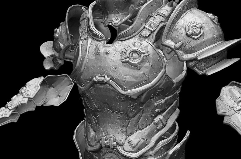 Doom Eternal Cosplay Sentinel Heavy Armour Set Unpainted Kit - Etsy