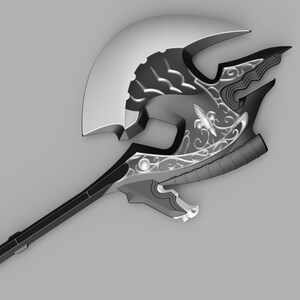 Final Fantasy XIV Ardbert Bravura Axe Cosplay Kit FFXIV Axe Cosplay ...