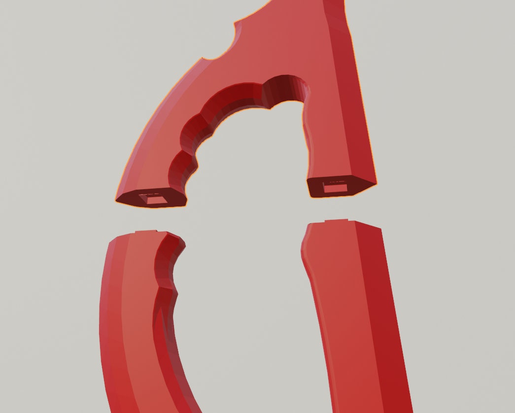 Kill La Kill Scissor Blade Cosplay Painted Kit - Etsy