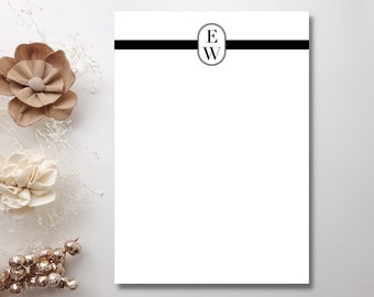 Custom Personalized Note Pad, Writing Pad, Memo Pad Minimalist Design ...