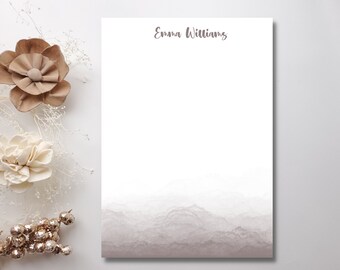Custom Personalized Note Pad, Writing Pad, Memo Pad Minimalist Design ...