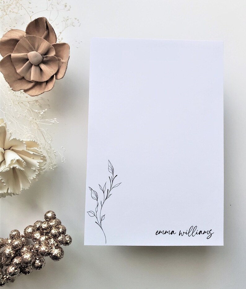 Custom Personalized Note Pad Writing Pad Memo Pad - Etsy