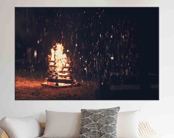 Fire Wall Art - Etsy