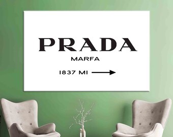 Prada Marfa Canvas - Etsy