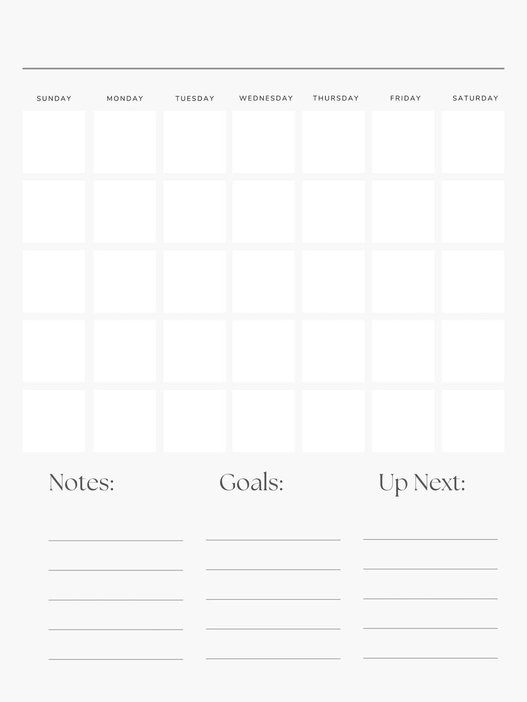 Digital Fillable Monthly Planner, Fillable Calendar Ipad, Goodnotes ...
