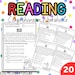 Grade 1-2 Reading and Writing Comprehension No Prep Printable ...