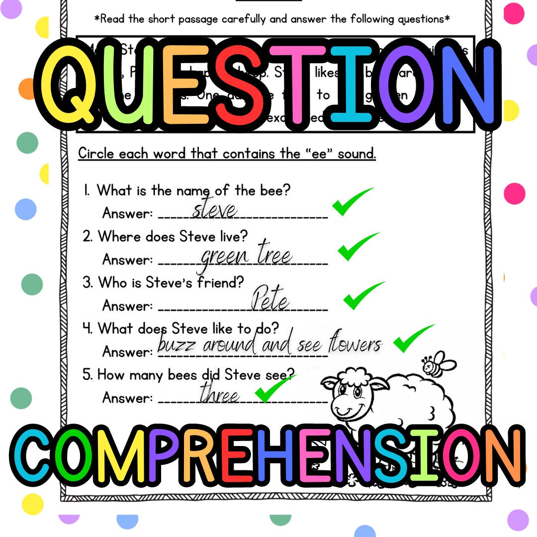 Grade 1-2 Reading and Writing Comprehension No Prep Printable ...