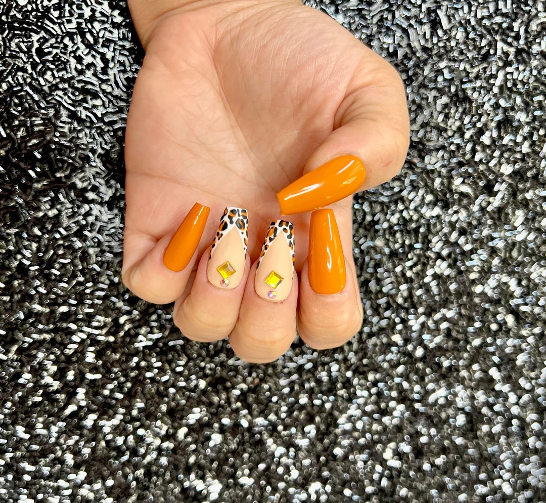 Fall Nail Styles | Tangerine Tango | Cheetah | Chic| Leopard Nails ...