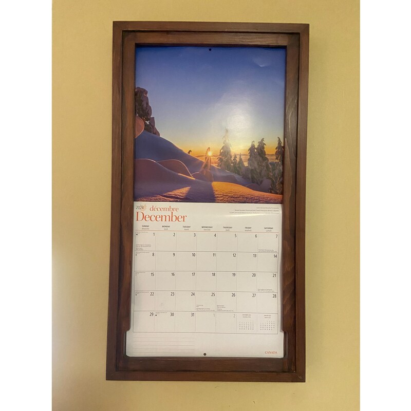 Wall Calendar Holder - Etsy
